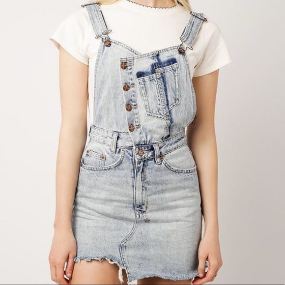 Ksubi | Dresses | Nwt Ksubi Hi Pini Denim Overall Dress Cutsliced ...